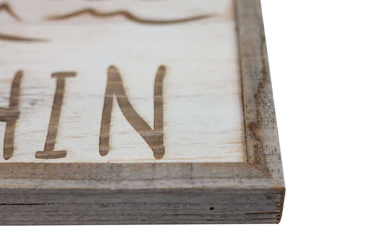 Beach Sign- Laser Engraved Beachin' - My Barnwood Frames