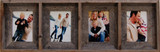 Collage Picture Frames | 4 Opening Rustic Collage Frame 5x7