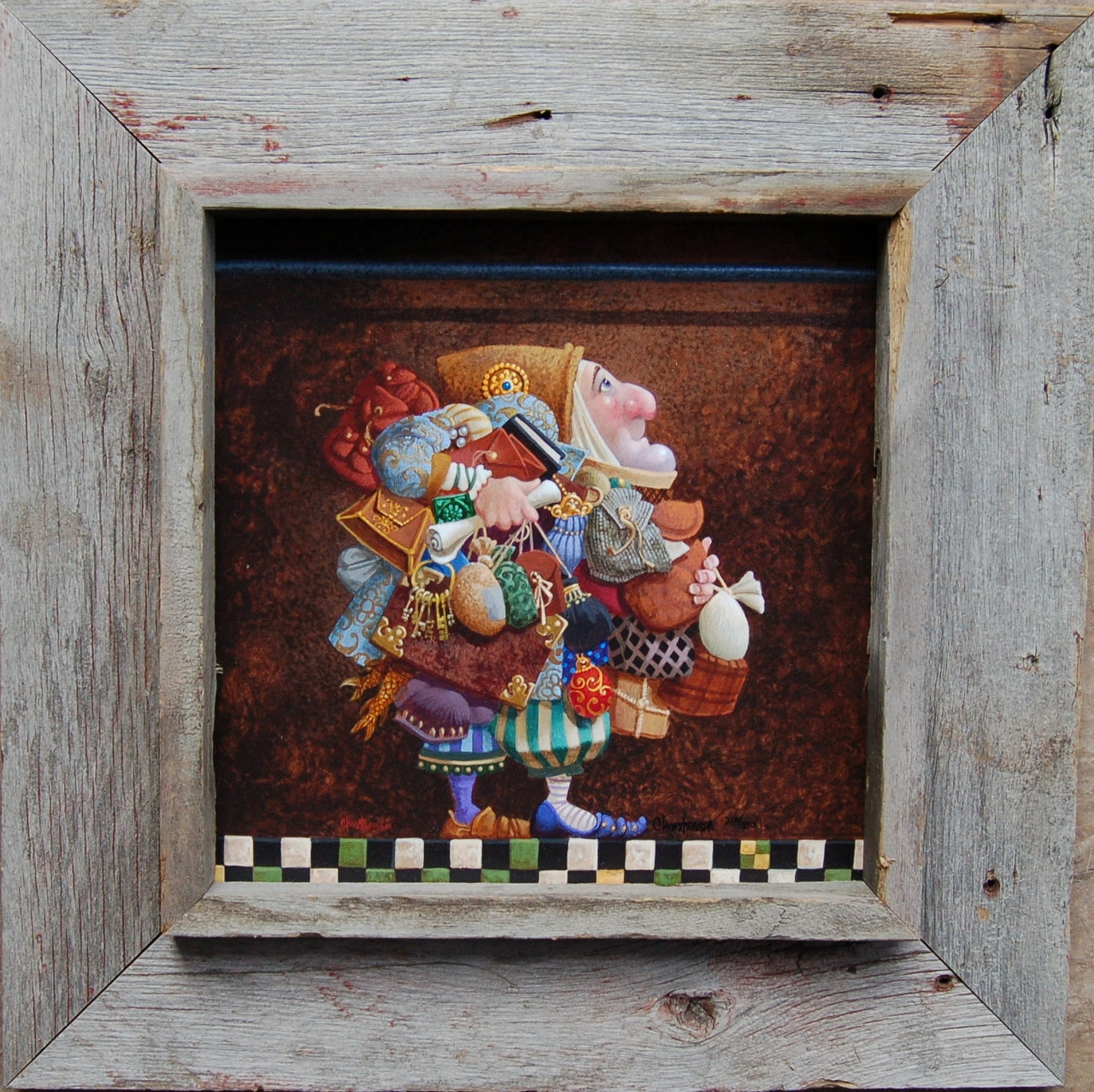 Barnwood Frame | 10x10 deep box opening