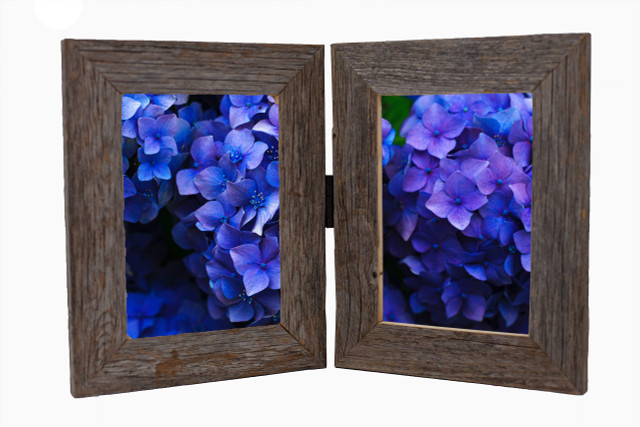 Collage Picture Frames | 4 Opening Rustic Collage Frame 5x7