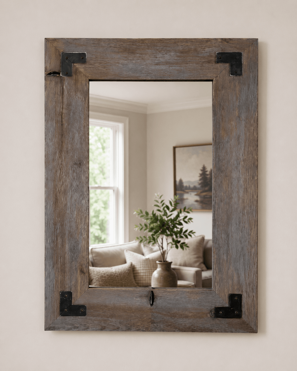 Rustic Mirrors | Wood, Metal & Farmhouse Framed Mirrors