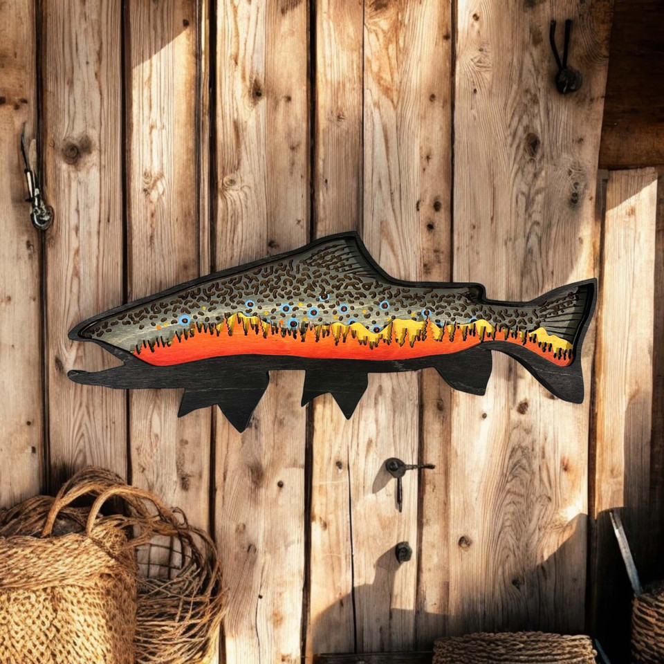 Brook Trout Wall Art | Gifts for Fishermen