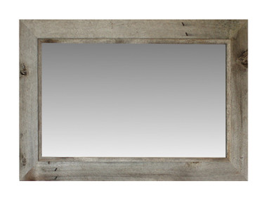 Western Rustic Mirror | Barnwood Framed Mirror | Custom Sizes Available