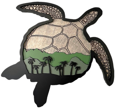 Custom Turtle Wall Art | Beach House Decor