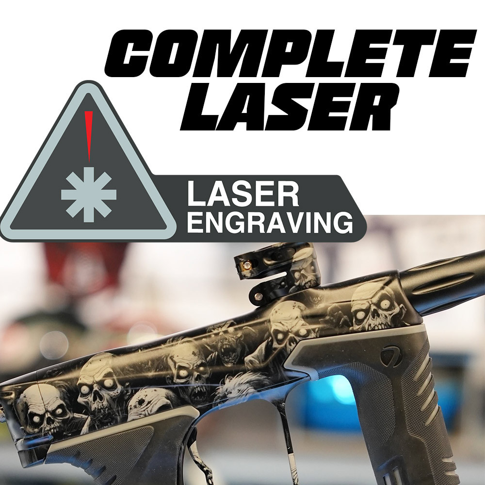 Laser Engraving - Complete Marker - Supplied Design - Paintballshop.com