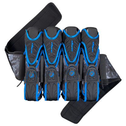 Dye - Assault Pack Pro Harness 4+5 - DyeCam Black/Cyan - Paintballshop.com