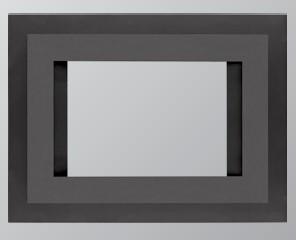 4-Sided Powder Coated Grey Borderview Plus Surround Panel (40"W X 31"H ...