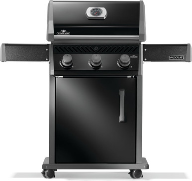 Rogue 425 Black Gas Grill with Cast Iron Grids, United States ...