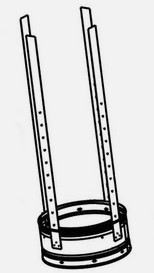 6 Inch Flue Support Section