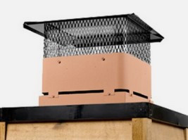 SL300 8 Inch Terra Cotta Vertical Termination Cap