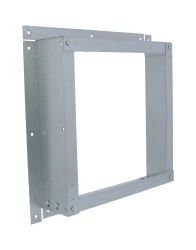 4" x 6 5/8" Diameter, Low Profile Vinyl Siding Shield for Square ...