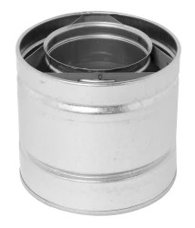 5" x 8" Diameter, 6'' Pipe Length, Galvanized- Selkirk Metalbestos - 5DT-6