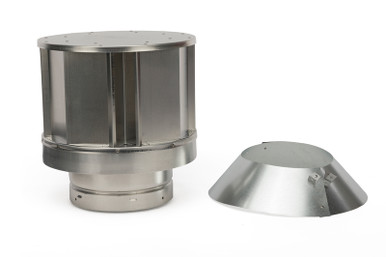 High Wind Vertical Termination Cap with Storm Collar - DVP-TVHW, United ...