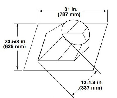 Roof Flashing for 7/12 to 12/12 Roof Pitch