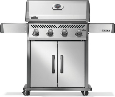 Rogue 525 Gas Grill - Stainless Steel with Cast Iron Grids, United ...