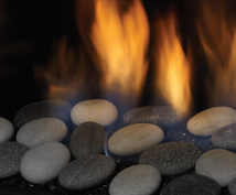 Slate Grey Basalt Volcanic Stones