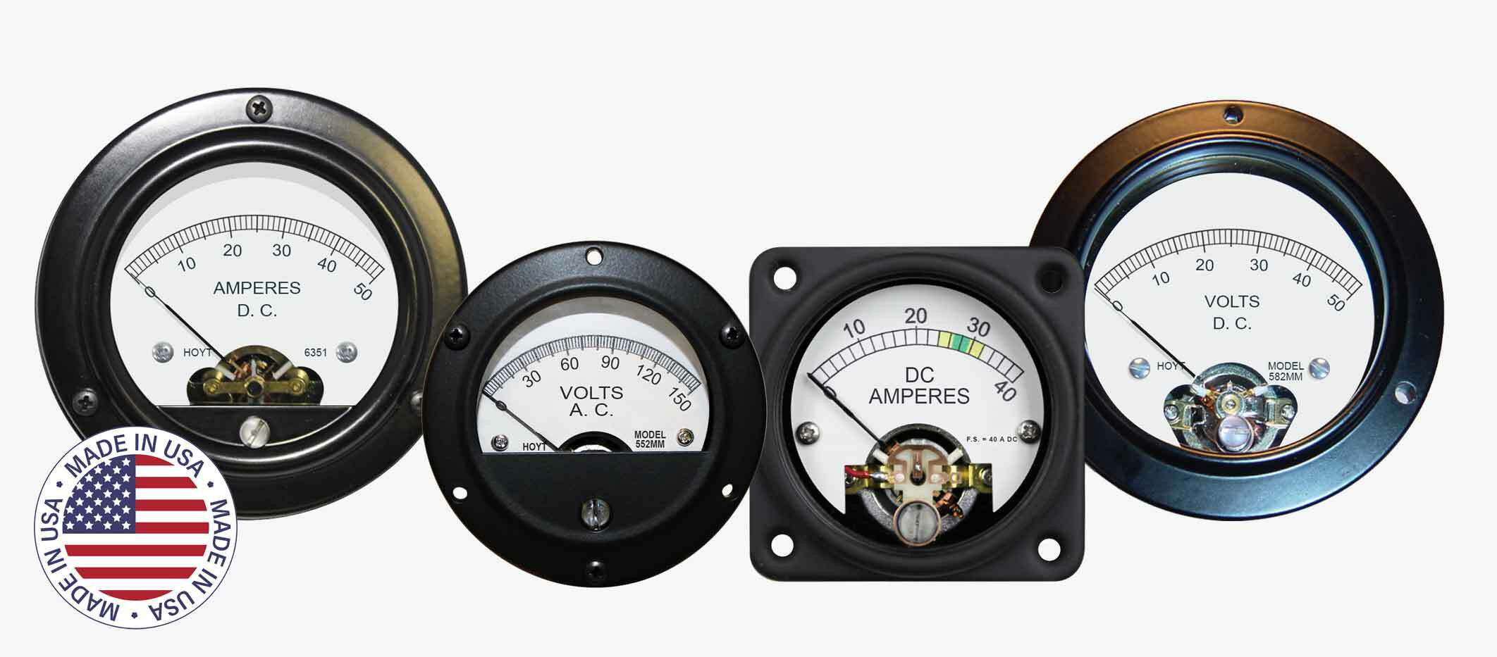 Ruggedized Analog Panel Meters | Hoyt Meter