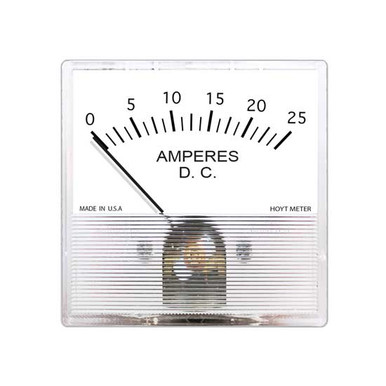 799 Series 2.5" Analog Panel DC Ammeter | Hoyt Meter