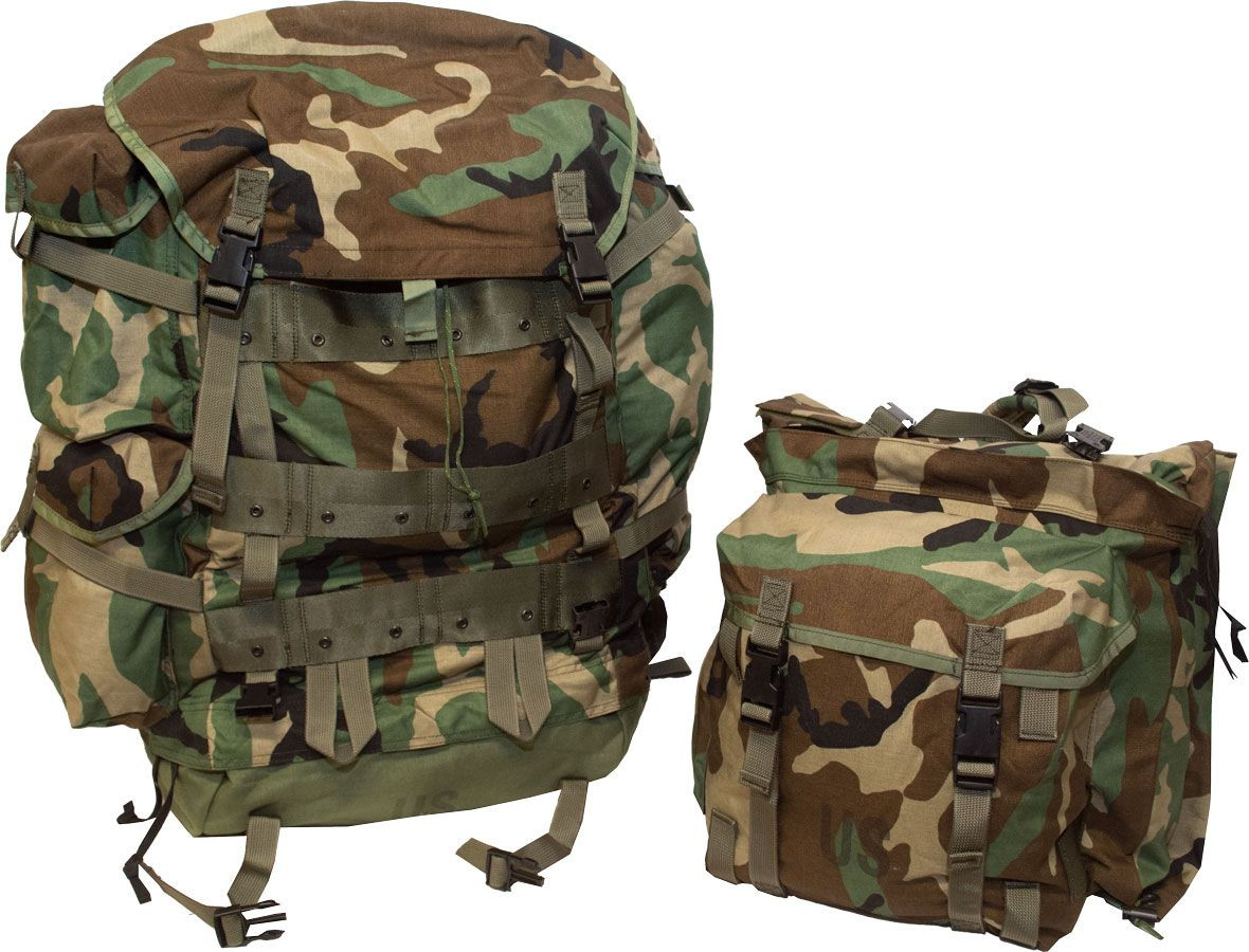 Surplus U.S. G.I. CFP-90 Large Field Pack With Assault Pack - Frontier ...