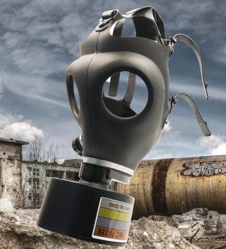 Israeli Gas Mask Combo With Filter And Gas Mask Bag - Frontier Outfitters