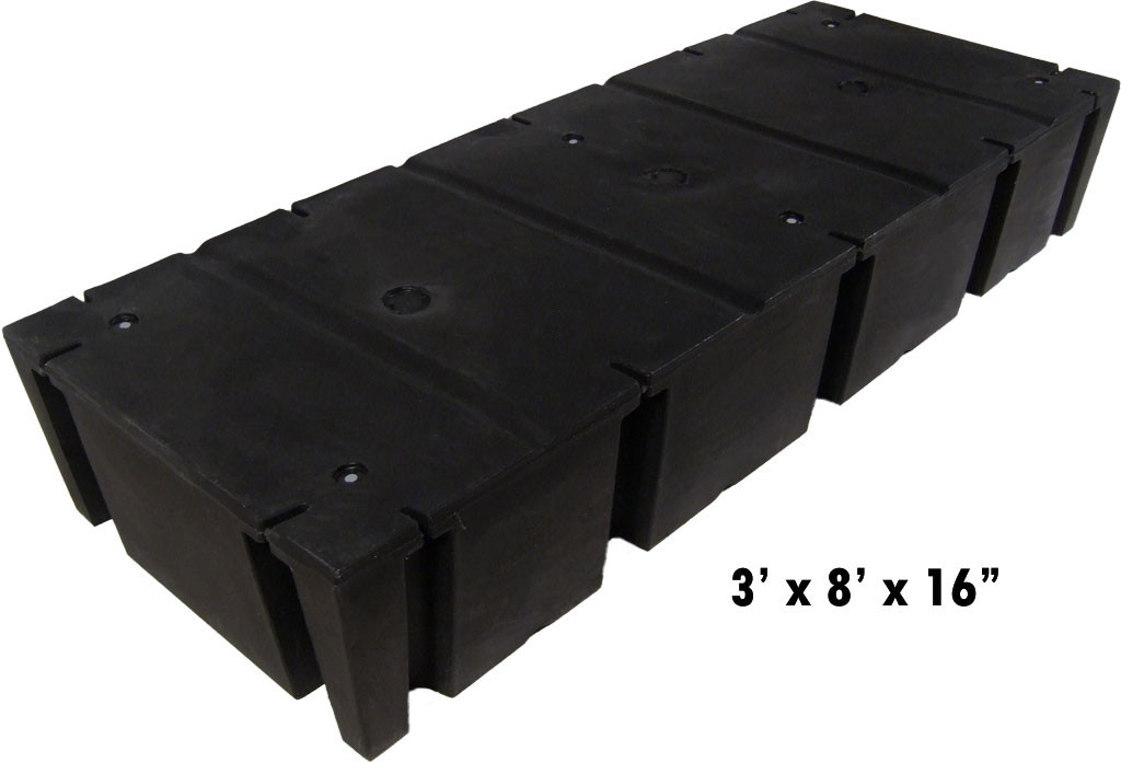 HarborWare 4' x 8' x 16" Dock Float Drums, 2150lbs - HarborWare