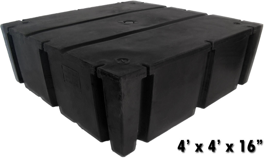 HarborWare 4' x 8' x 16" Dock Float Drums, 2150lbs - HarborWare
