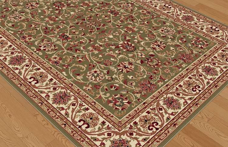Tayse Rugs Sensation 4815 Green Area Rug | CarpetMart