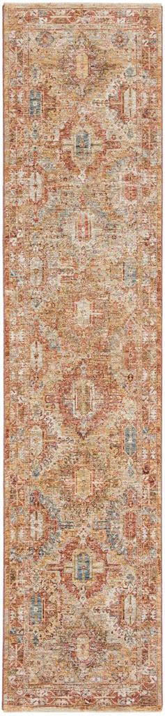 Nourison Sahar SHR01 Rust Area Rug | Carpetmart.com - Carpet & Tile Mart