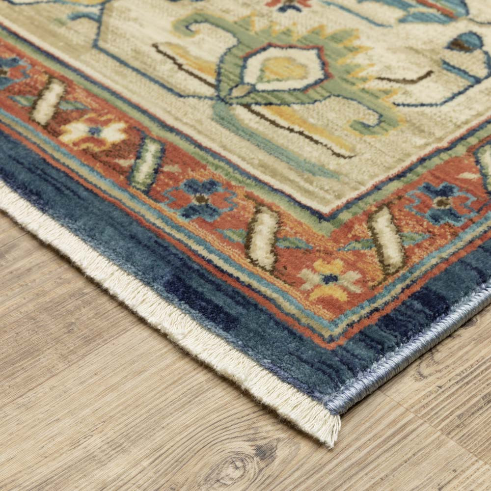 Oriental Weavers Francesca FR09F Blue Multi Area Rug | Carpetmart.com ...