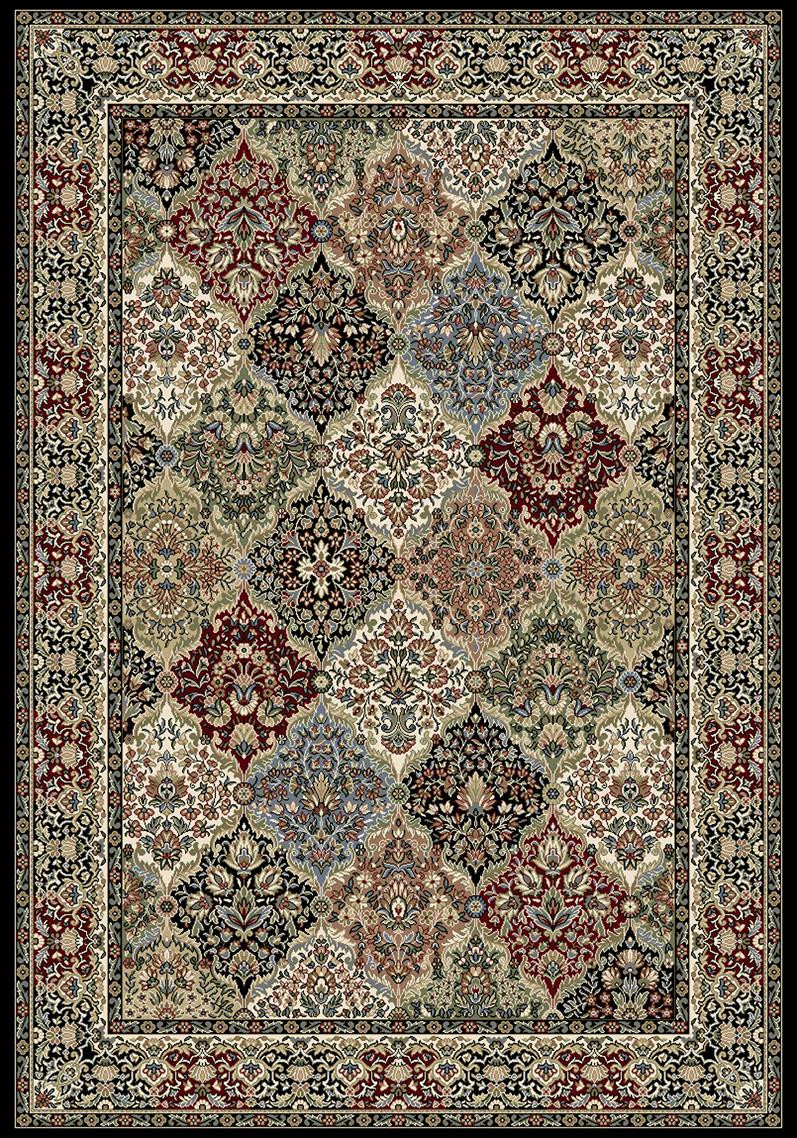 DaVinci Panel 32 Black Area Rug - Carpetmart.com