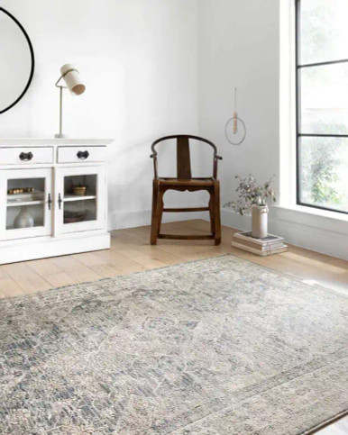 Loloi II Teagan TEA-04 Sky/Natural Area Rug - Carpetmart.com - Carpet ...