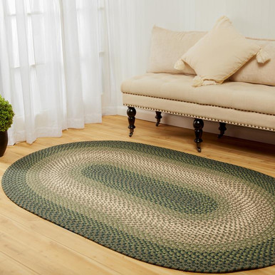 Rhody Rug Twin River TR22 Green Multi Area Rug - Carpetmart.com ...