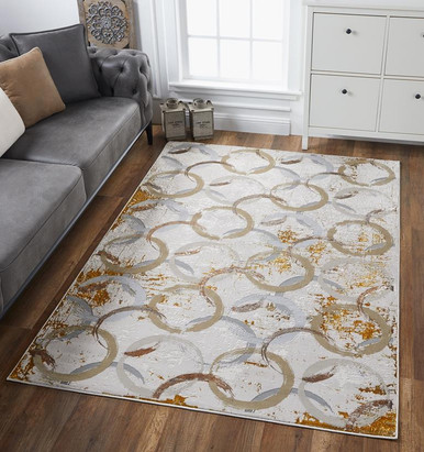 Kas Luna 7137 Birch White Area Rug - Carpetmart.com - Carpet & Tile Mart