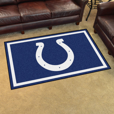 NFL Indianapolis Colts 3'8" X 5'11" Blue Plush Rug - 6581 | Carpetmart ...