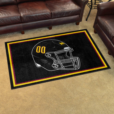 NFL Washington Commanders 3'8" X 5'11" Black Plush Rug - 36263 ...