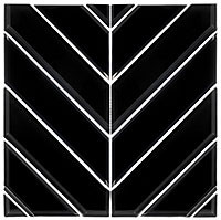 SDR8105 Slidorian Midnight Arrow Mosaic Tile | Carpetmart.com - Carpet ...