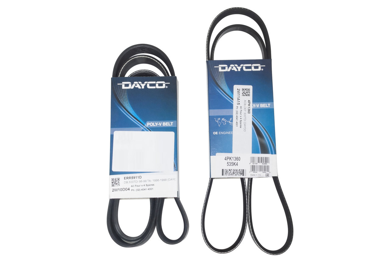 Fan Belt Drive Belt Kit suitable for Land Rover Defender 300Tdi