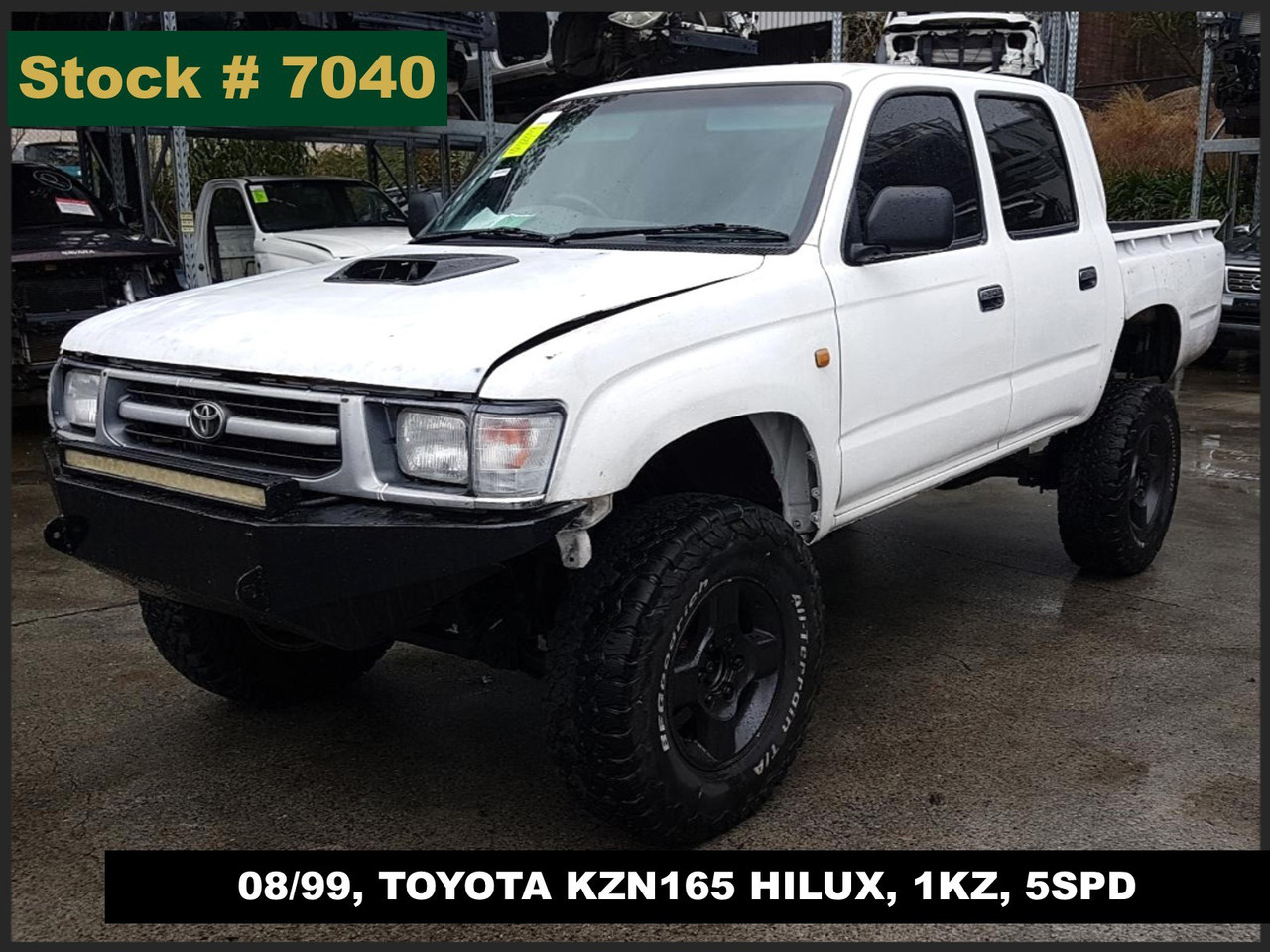 7040 - 08/99, TOYOTA KZN165 HILUX, 1KZ, 5SPD
