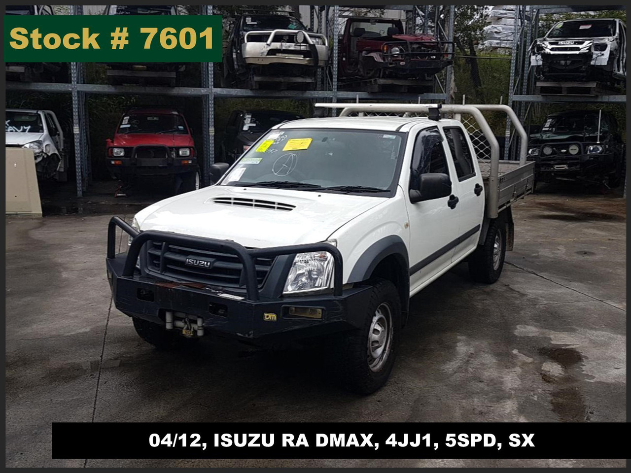 7601 - 04/12, ISUZU RA DMAX, 4JJ1, 5SPD, SX