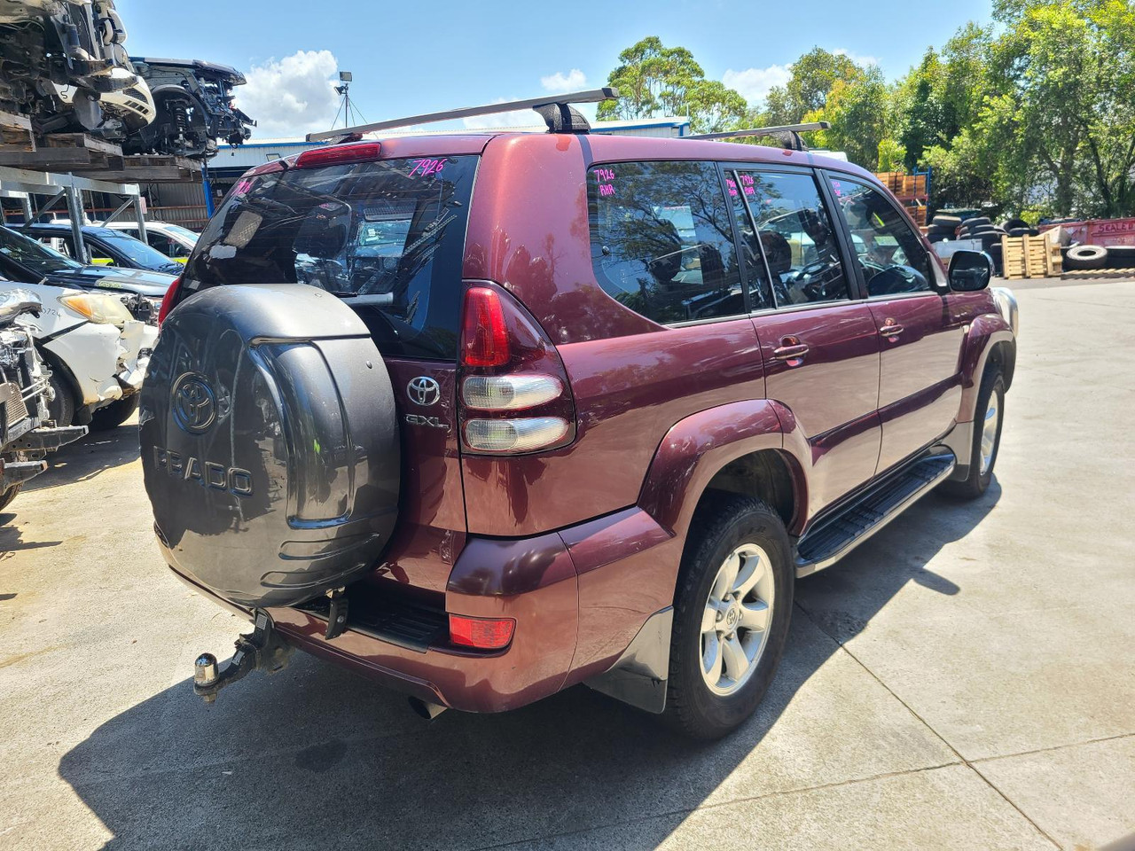 7926 - 02/03, TOYOTA KZJ120 PRADO, 1KZ-TE, AUTO, GXL
