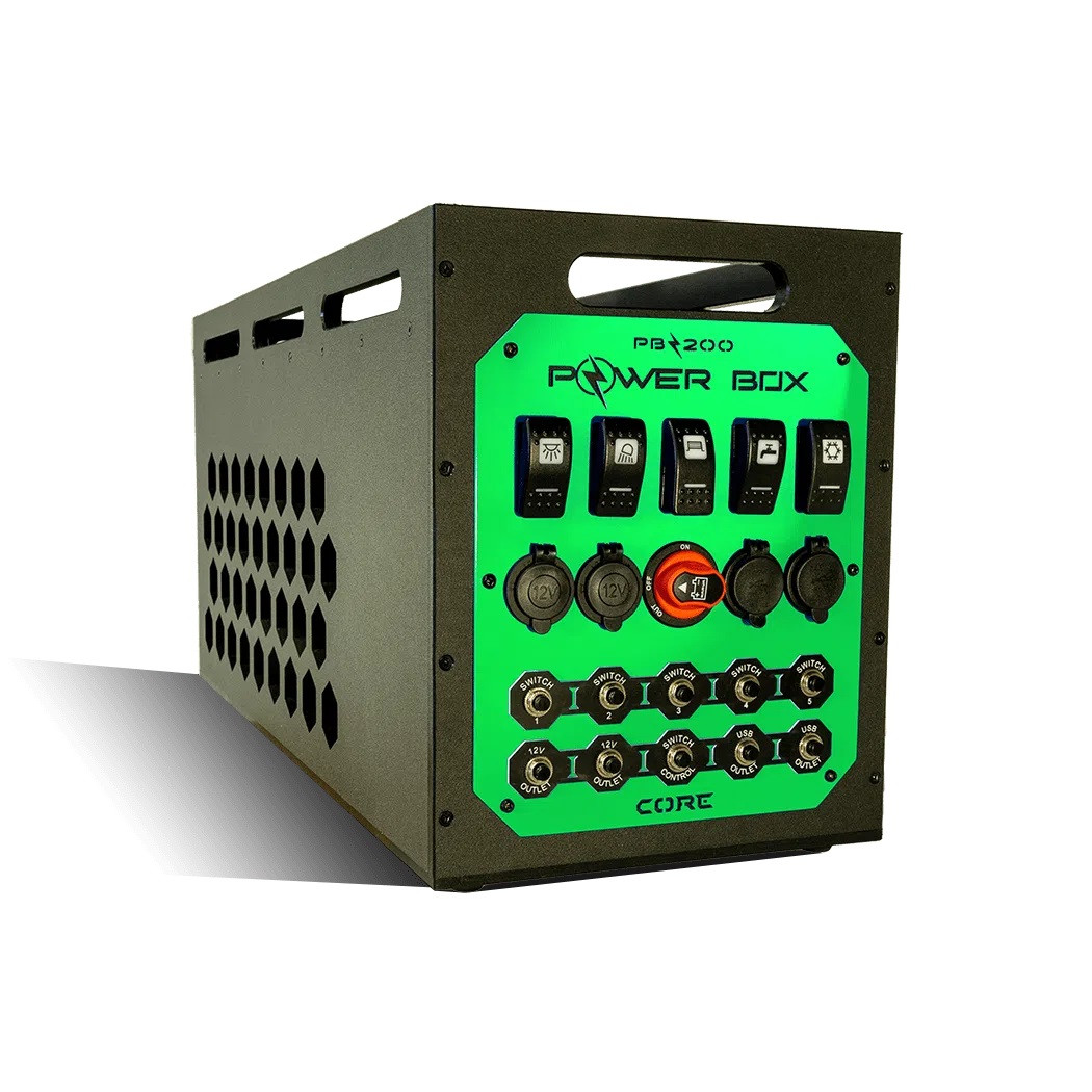 Power Box PB-200 - Portable 12V 200A Lithium Power System - Green