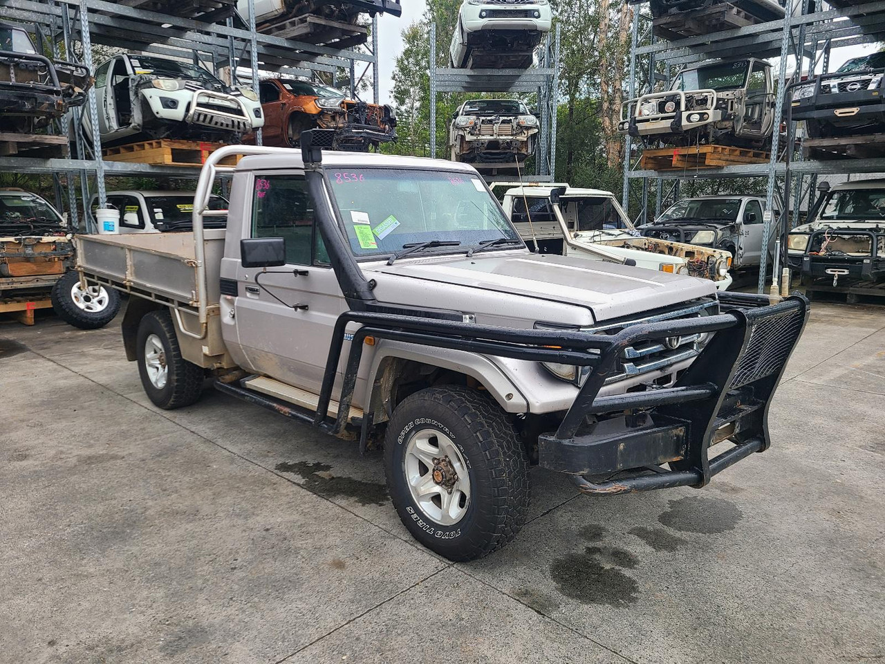 8536 - 10/04, TOYOTA HDJ79 LANDCRUISER, 1HD-FTE, 5SPD