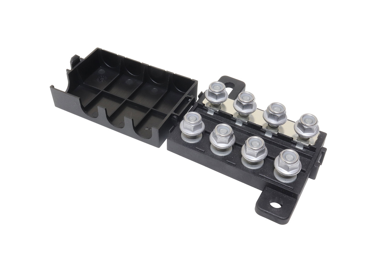 LV Automotive 4 Way Midi Fuse Holder - Includes 4 Way Busbar