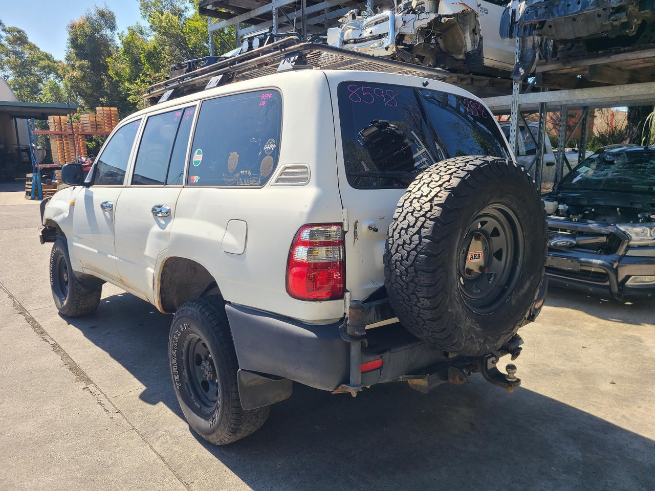 8598 - 08/03, TOYOTA HZJ105 LANDCRUISER, 1HZ, 5SPD