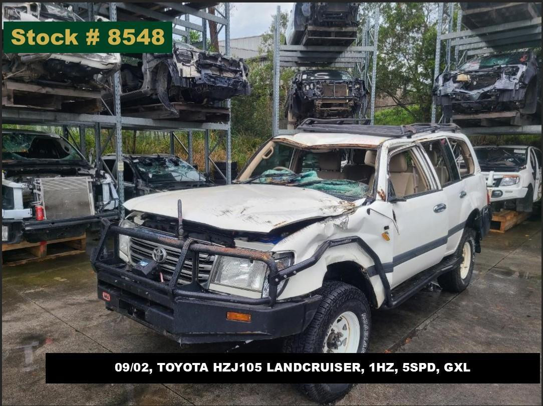 8548 - 09/02, TOYOTA HZJ105 LANDCRUISER, 1HZ, 5SPD, GXL