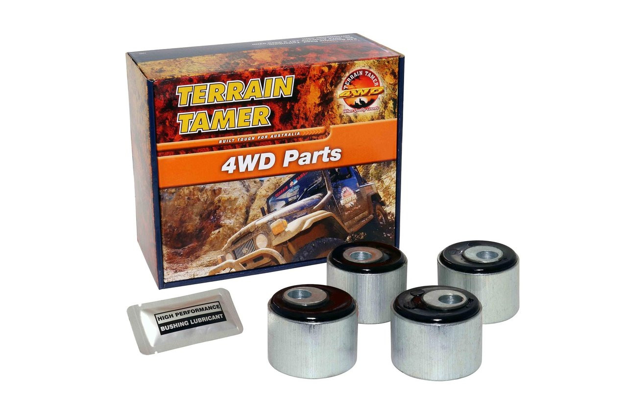 Terrain Tamer Castor Adjust Bush Kit suitable for Landcruiser Patrol
