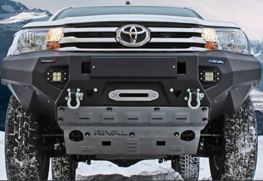 Drivetech 4x4 Rival Alloy Bumper Bull Bar suitable for Hilux GUN126