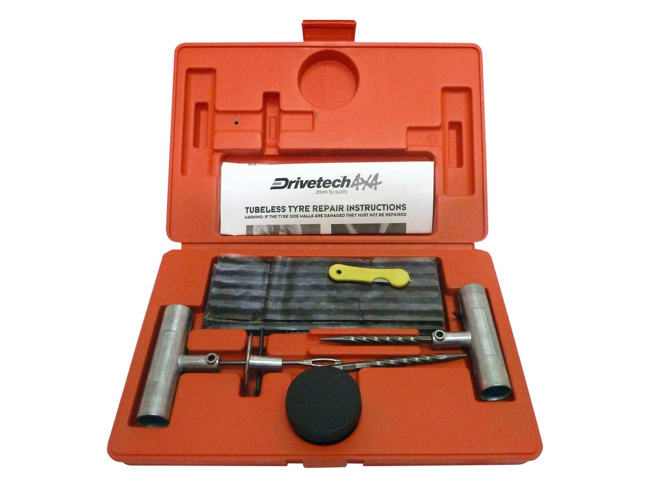 Drivetech 4x4 Tubeless Tyre Puncture Repair Kit