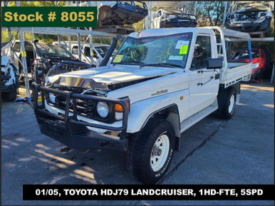 8055 - 01/05, TOYOTA HDJ79 LANDCRUISER, 1HD-FTE, 5SPD