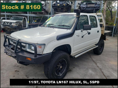 8160 - 11/97, TOYOTA LN167 HILUX, 5L, 5SPD